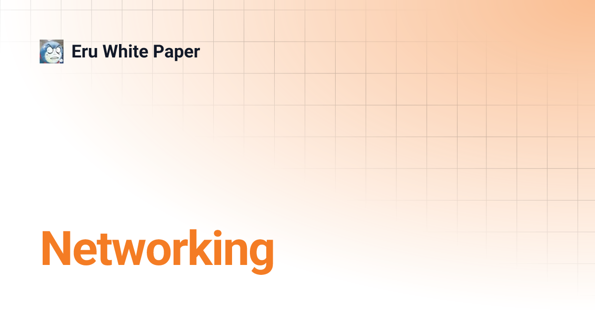 Networking | Eru White Paper